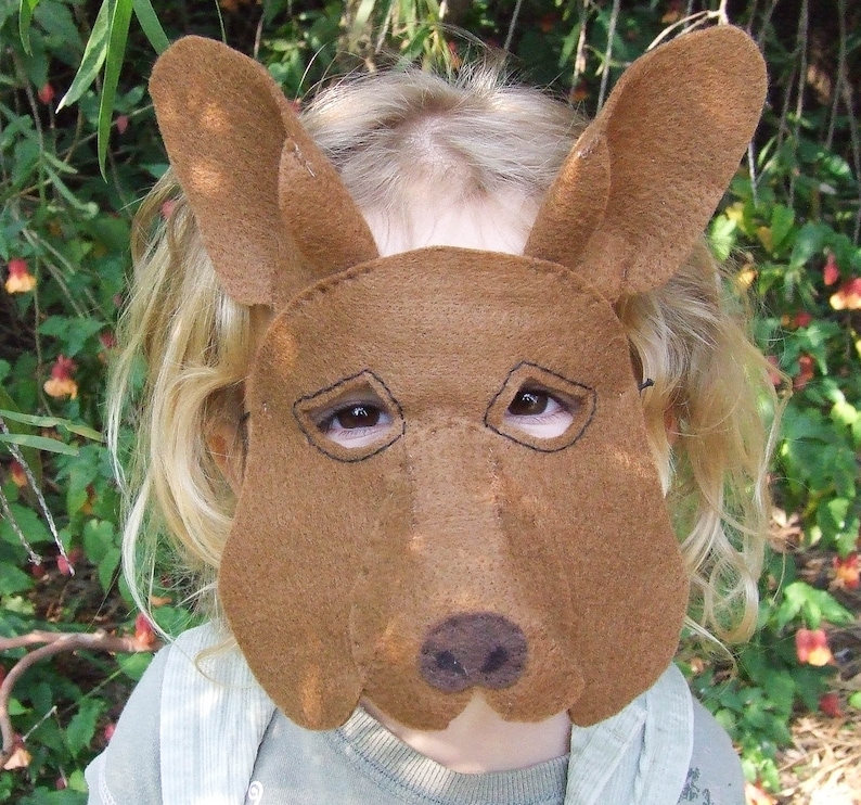 Kangaroo Mask PATTERN. | Etsy