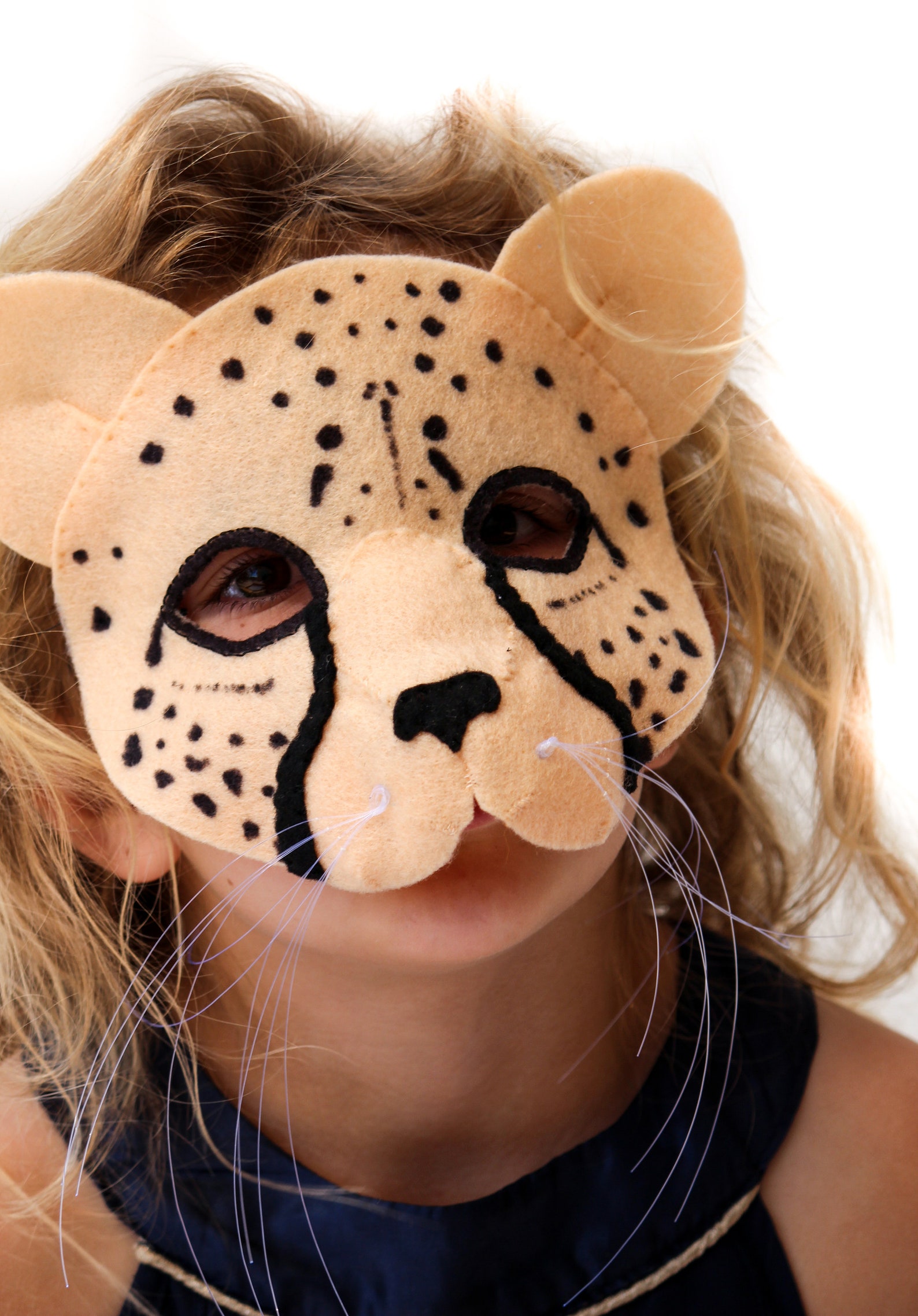 Cheetah Mask PATTERN. Kids Felt Mask Sewing Pattern. | Etsy