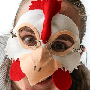 Hen Mask PATTERN. Kids Felt Mask Sewing Pattern. - Etsy