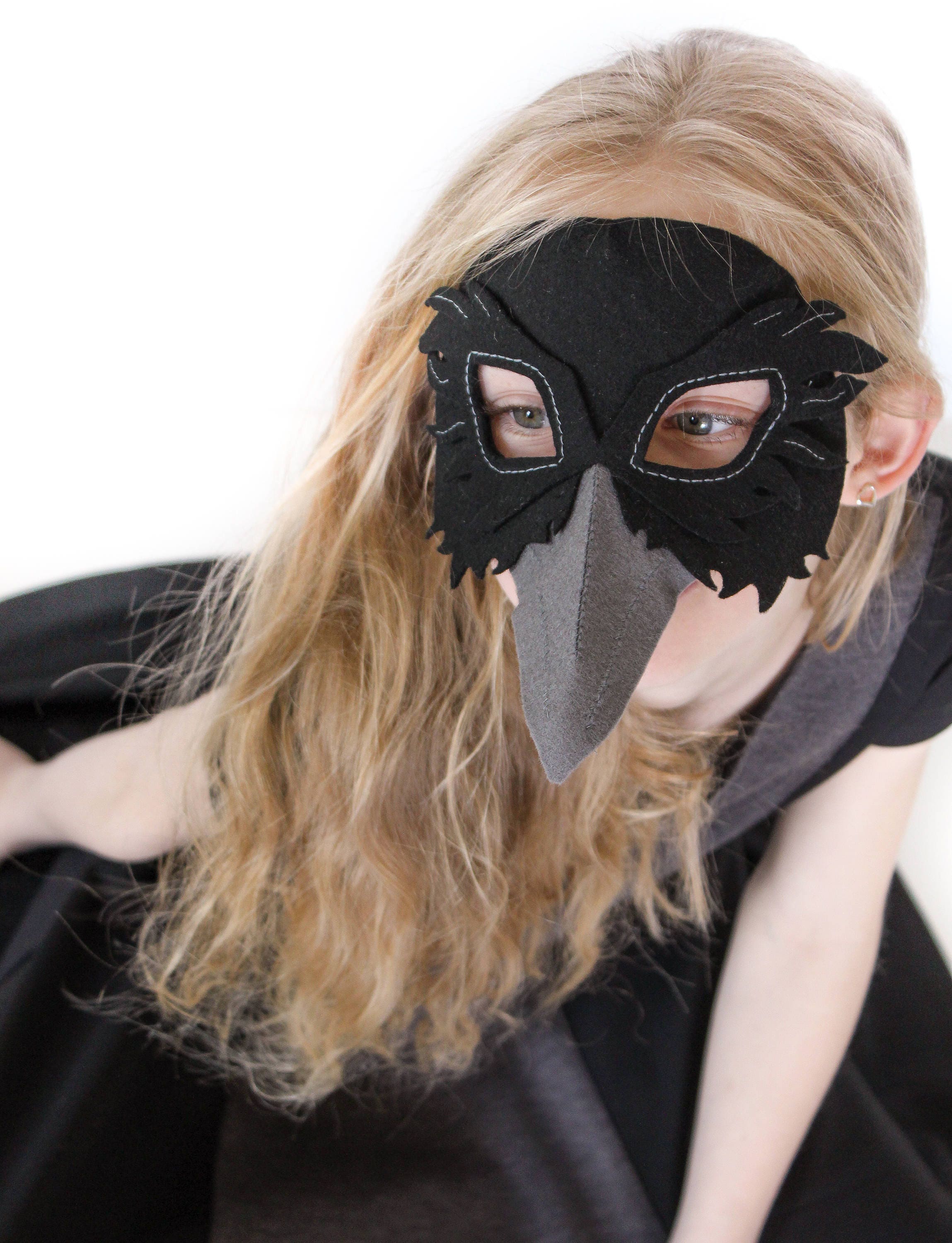 Crow Mask PATTERN. Raven Mask Pattern. | Etsy