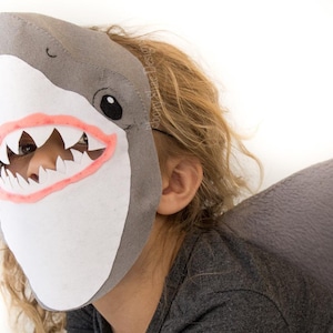 Shark Mask PATTERN. Kids Felt Mask Sewing Pattern PDF. - Etsy