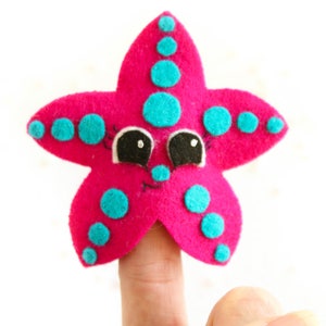 Finger Puppet Pattern Set - Sea Creatures. Instant Download Sewing ...