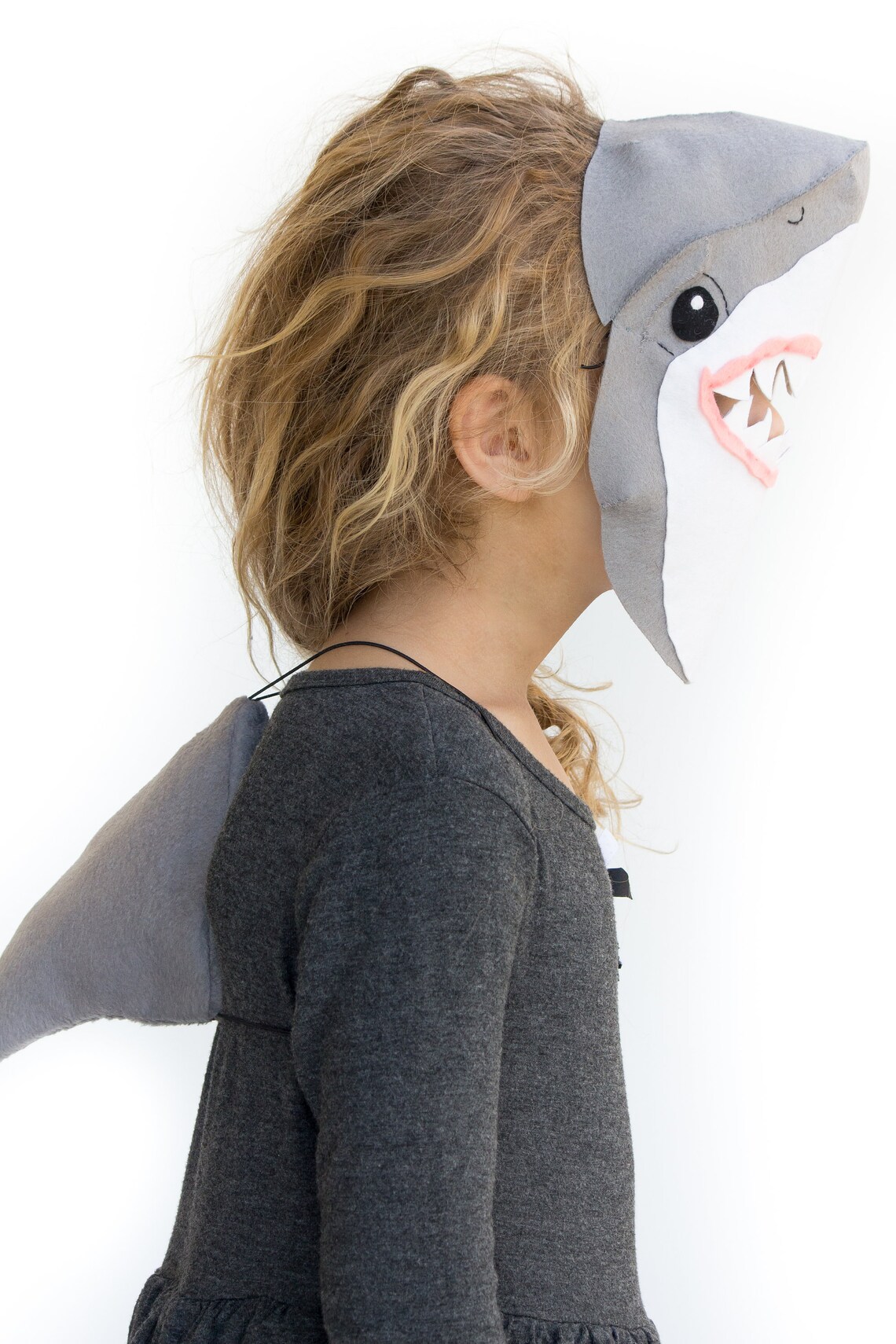 Shark Mask PATTERN. Kids Felt Mask Sewing Pattern. - Etsy Australia