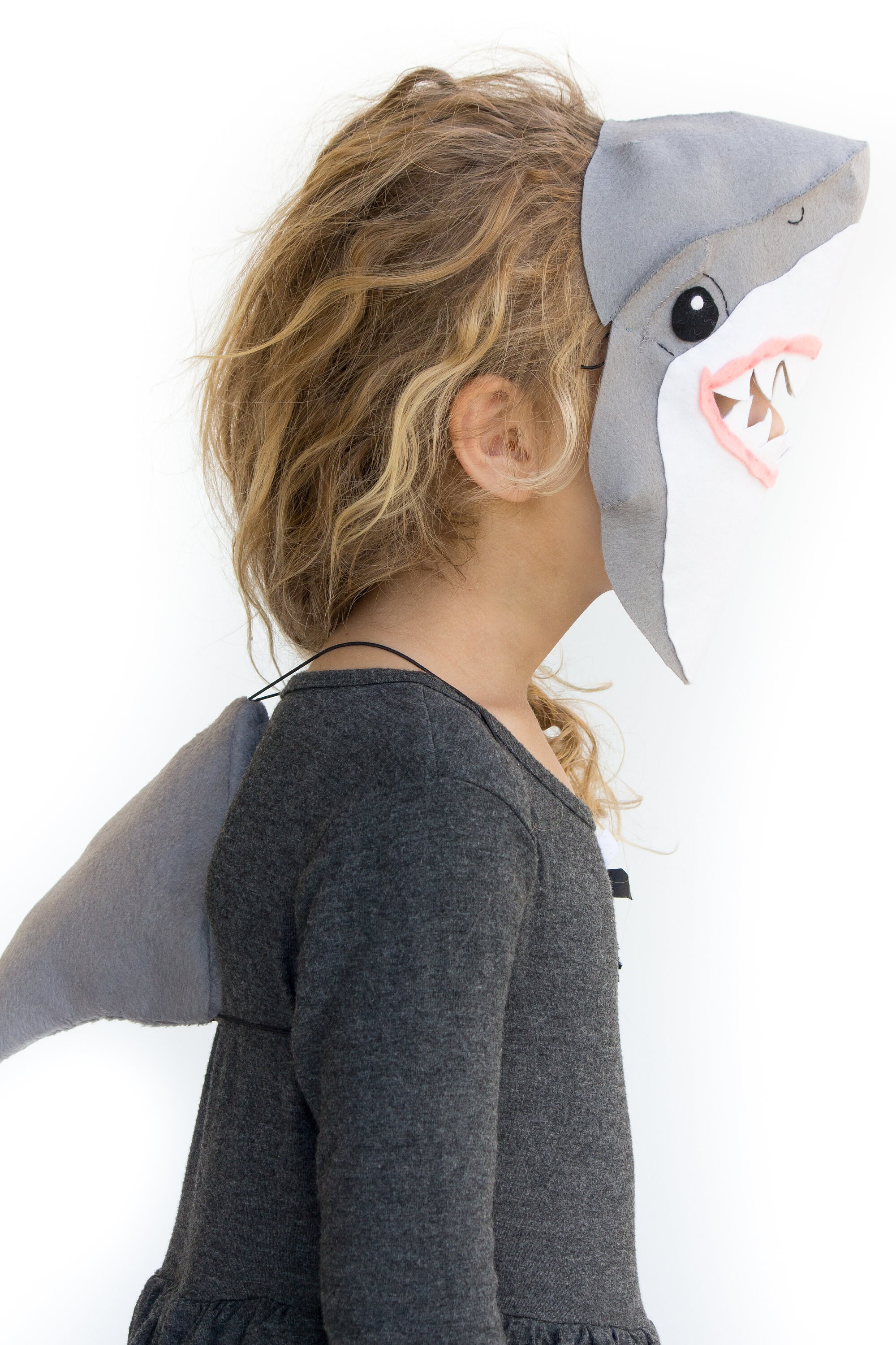 Shark Mask PATTERN. Kids Felt Mask Sewing Pattern. - Etsy Australia
