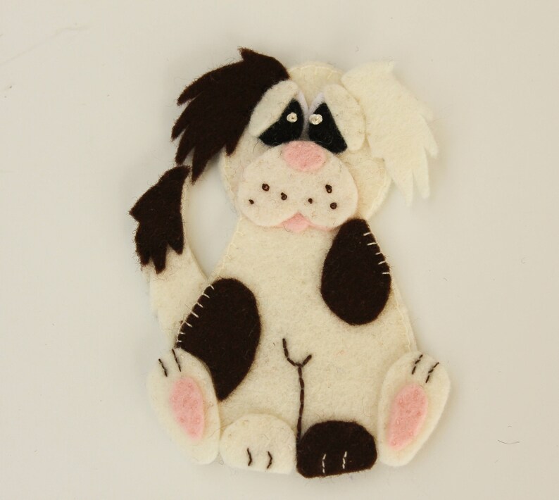 Dog Finger Puppet PATTERN. DIY Finger Puppets. Felt Animal - Etsy
