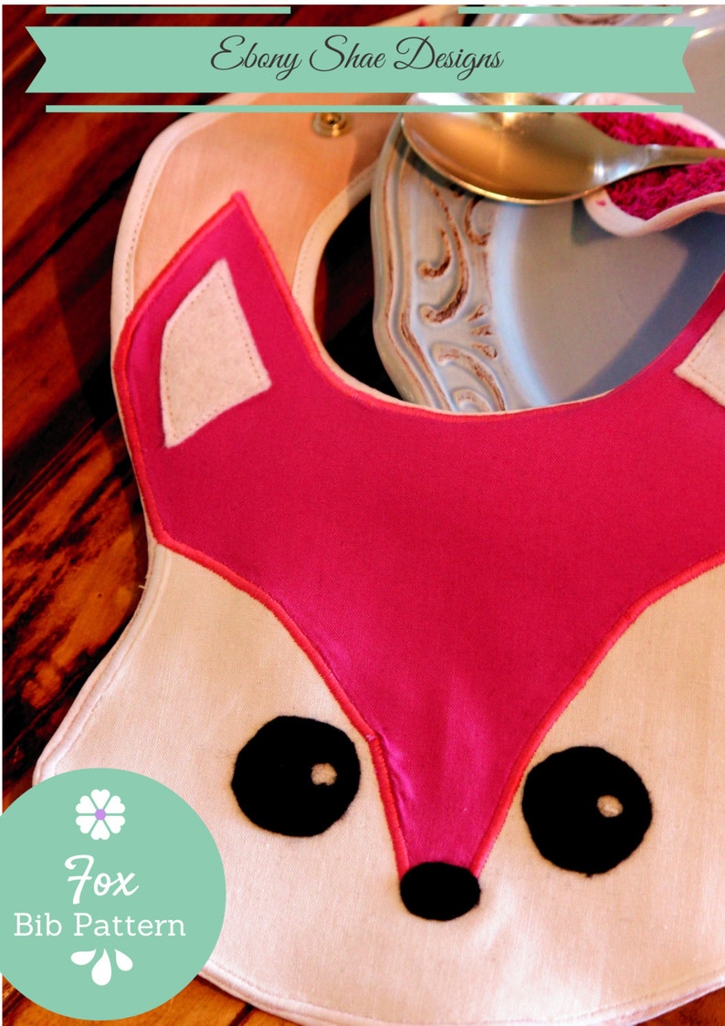Fox Baby Bib Sewing Pattern. Fox Bib Tutorial Instant - Etsy