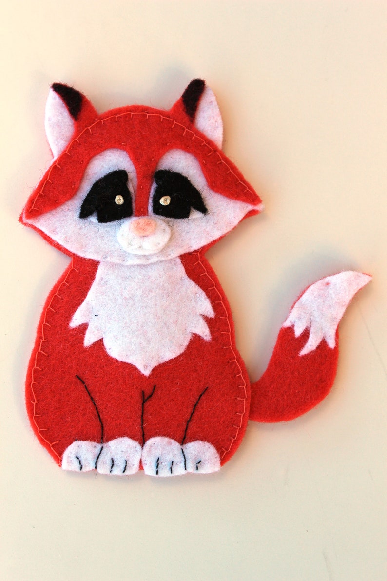 Felt Finger Puppet Patterns: Woodland Felt Animal Patterns. - Etsy