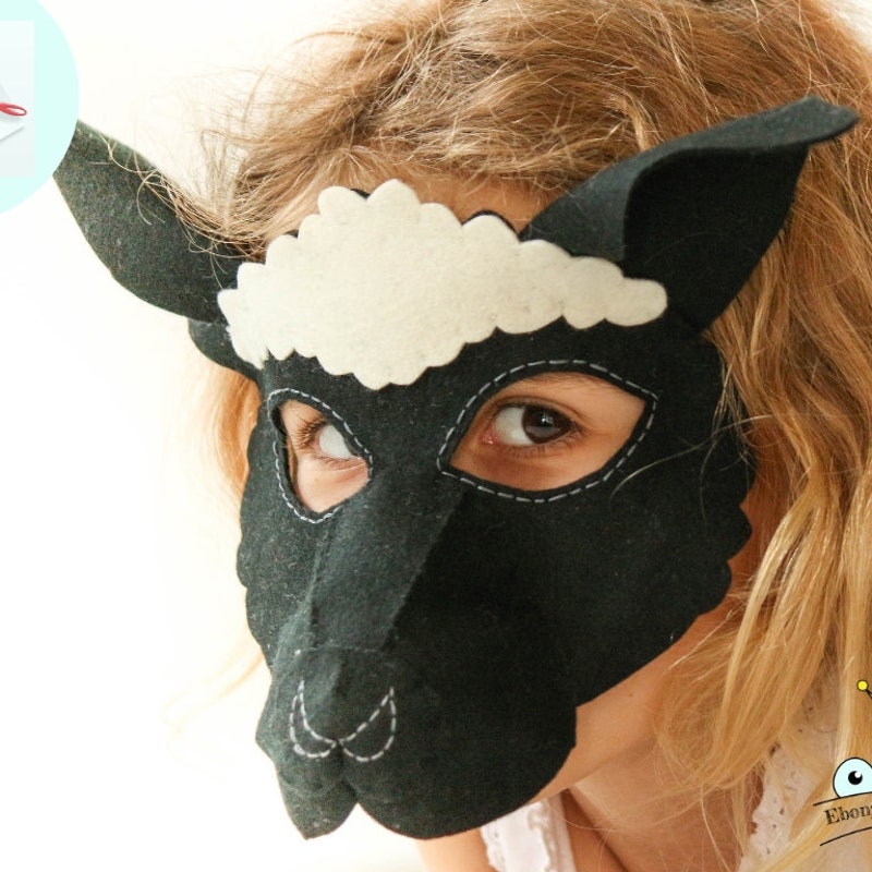 Sheep Mask - Etsy UK
