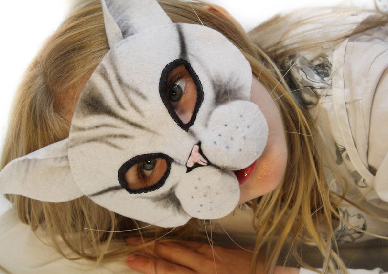 Cat Mask Sewing PATTERN. | Etsy