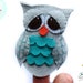 Owl Finger Puppet PATTERN | Etsy