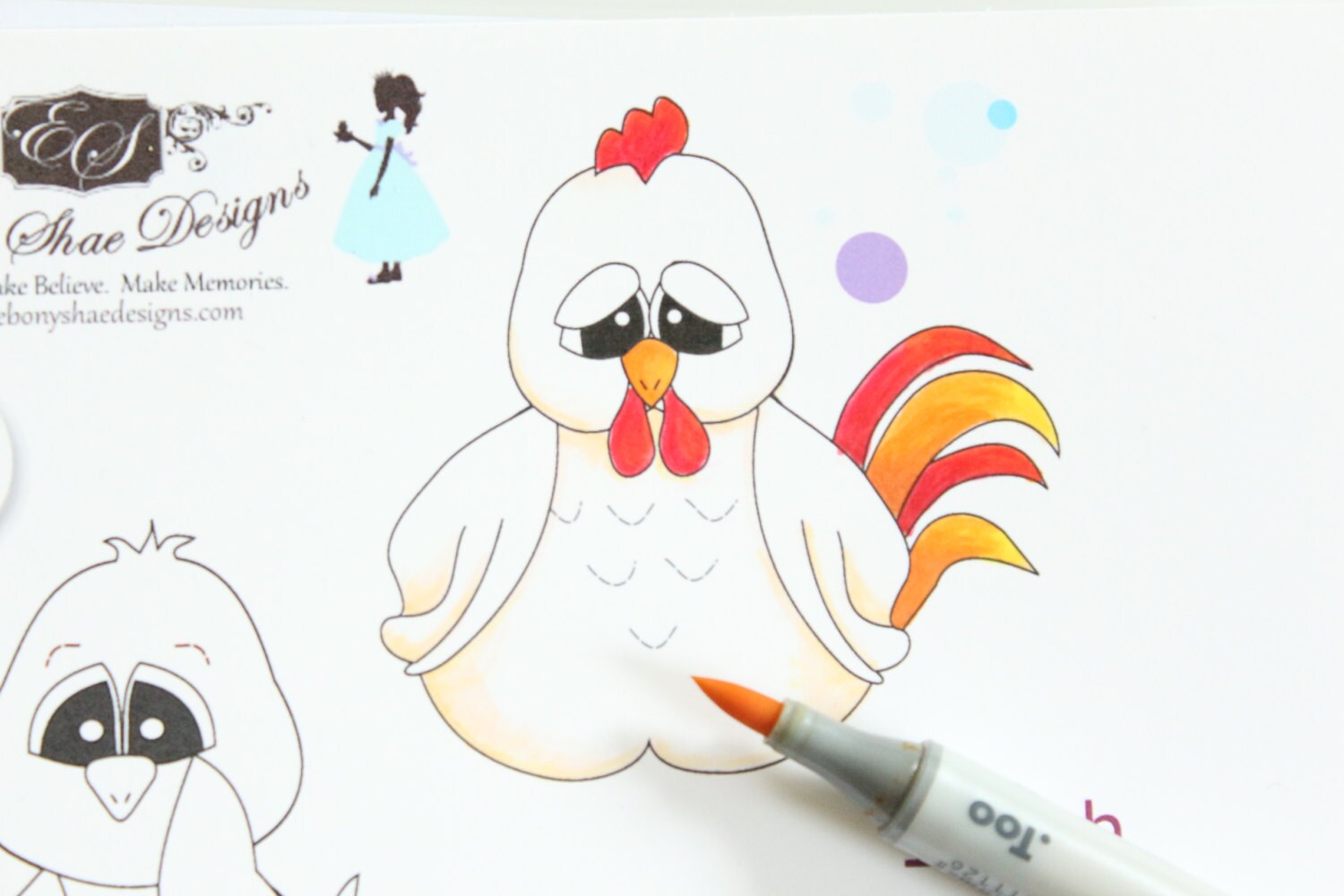 Printable Finger Puppets Chicken Little. Paper Finger Puppets - Etsy Canada