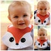 Fox Baby Bib, Sewing Pattern. Fox Bib Tutorial, Instant Download. - Etsy