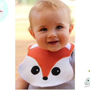 Fox Baby Bib, Sewing Pattern. Fox Bib Tutorial, Instant Download. - Etsy