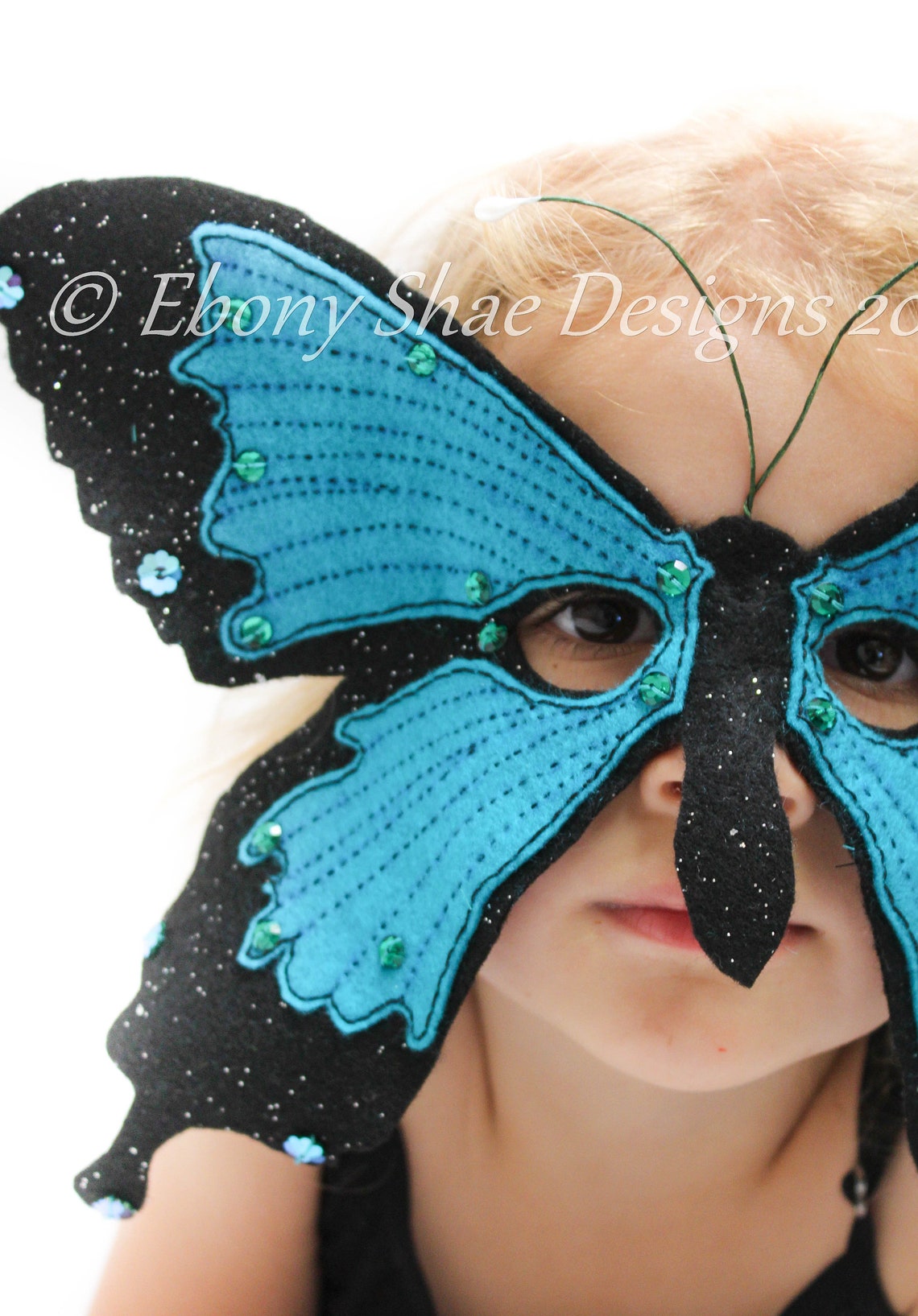 Butterfly Mask PATTERN. Kids Felt Mask Sewing Pattern | Etsy