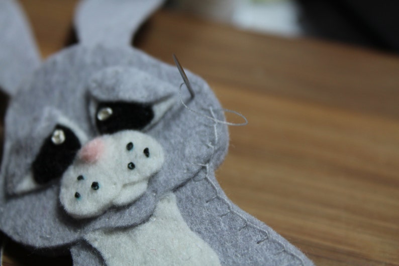 Rabbit Finger Puppet PATTERN. DIY Felt Finger Puppet. Animal - Etsy