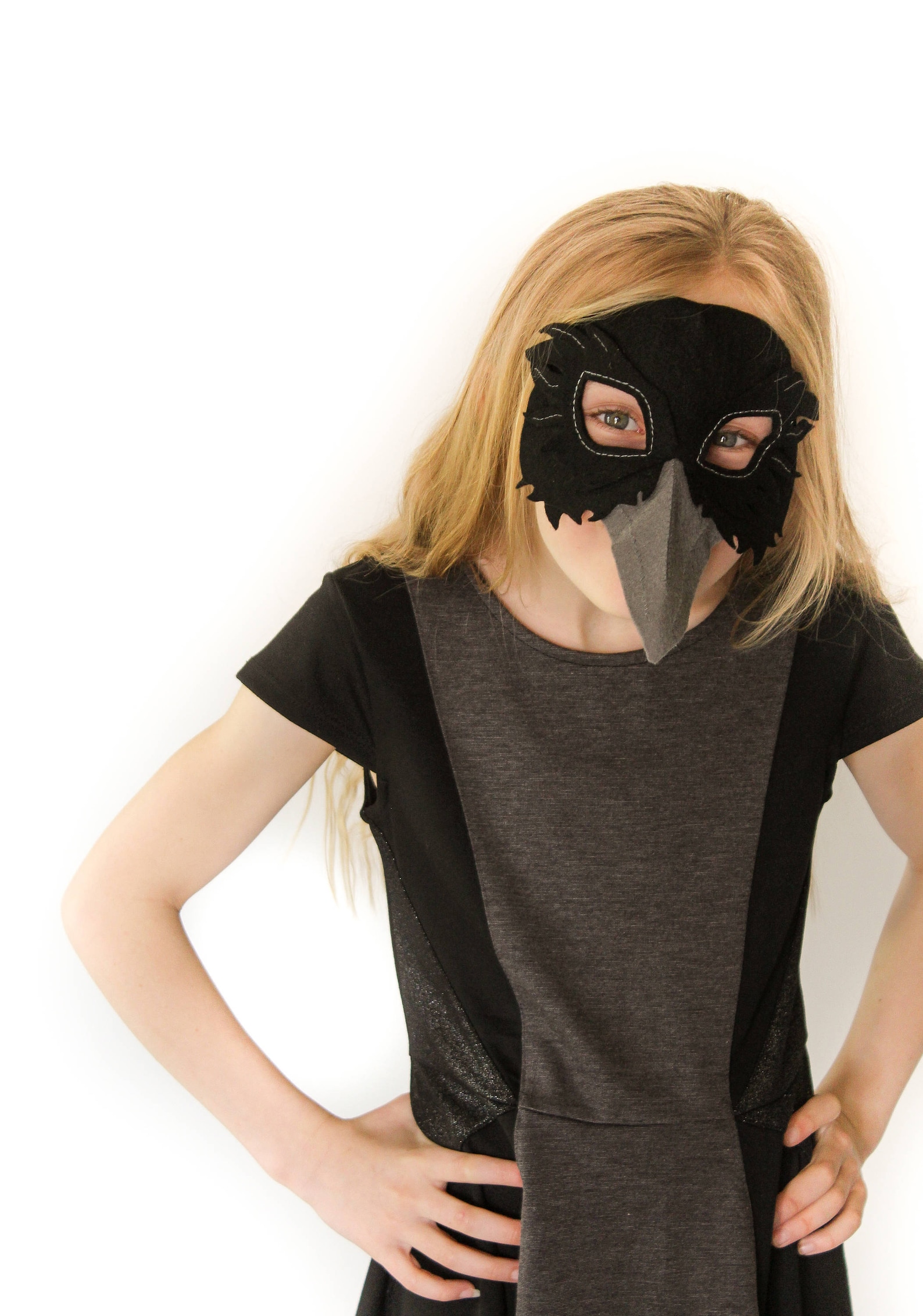 Raven Mask PATTERN. Kids Felt Mask Sewing Pattern PDF. - Etsy