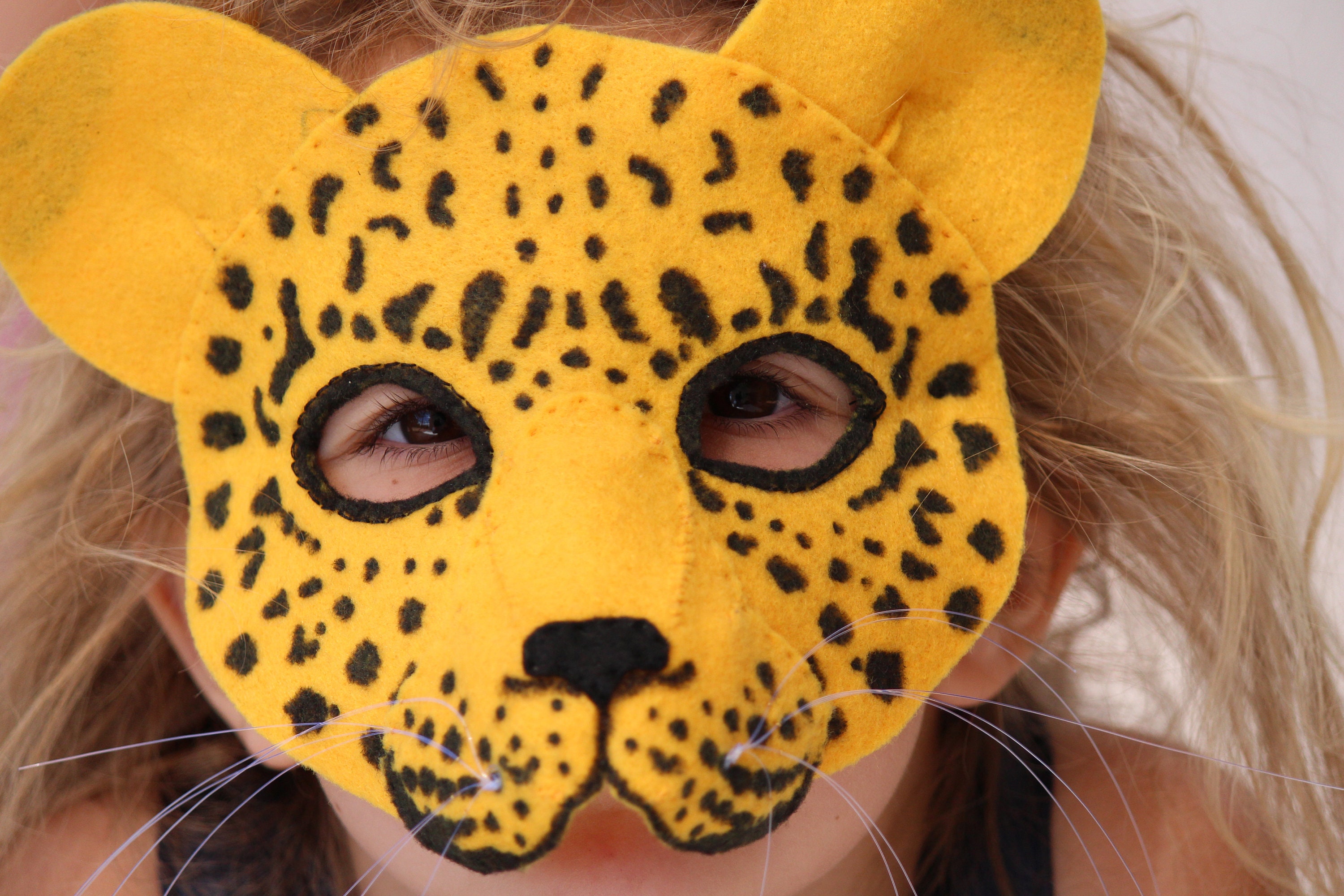 Leopard Mask PATTERN. Kids Animal Mask Sewing Pattern. - Etsy Australia