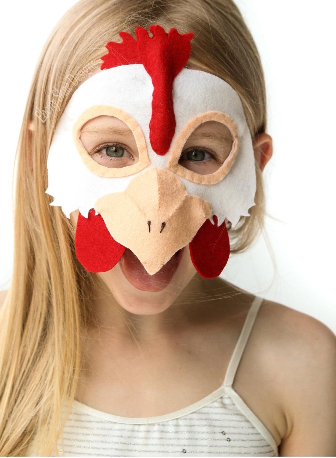 Chicken Mask Template