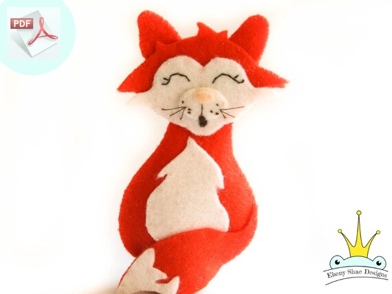 Fox Finger Puppet PATTERN. - Etsy Australia