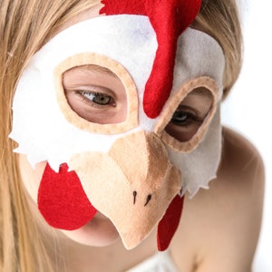 Hen Mask PATTERN. Kids Felt Mask Sewing Pattern. - Etsy