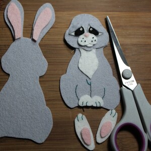Rabbit Finger Puppet PATTERN. DIY Felt Finger Puppet. Animal - Etsy