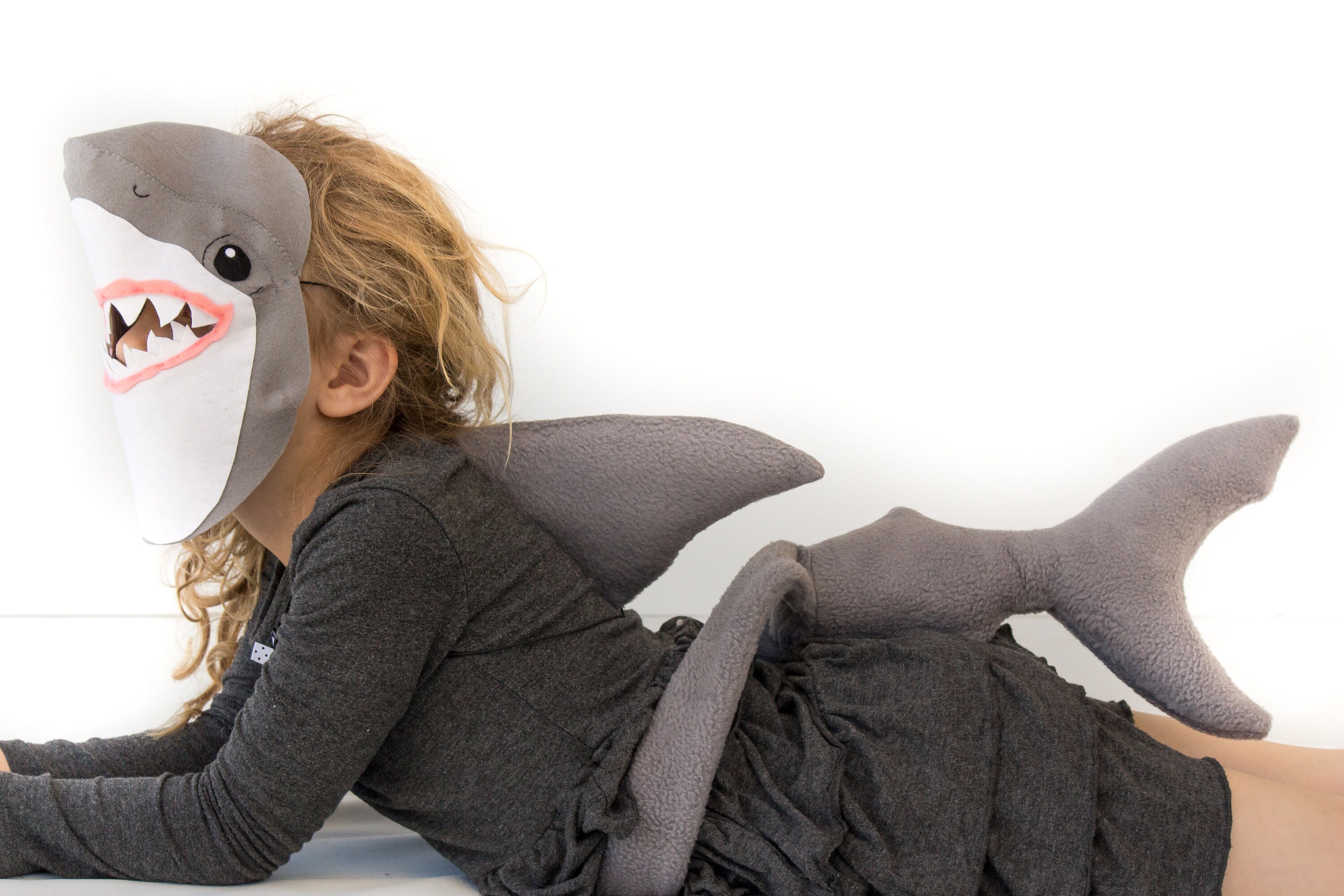 Shark Mask PATTERN. Kids Felt Mask Sewing Pattern. - Etsy Australia
