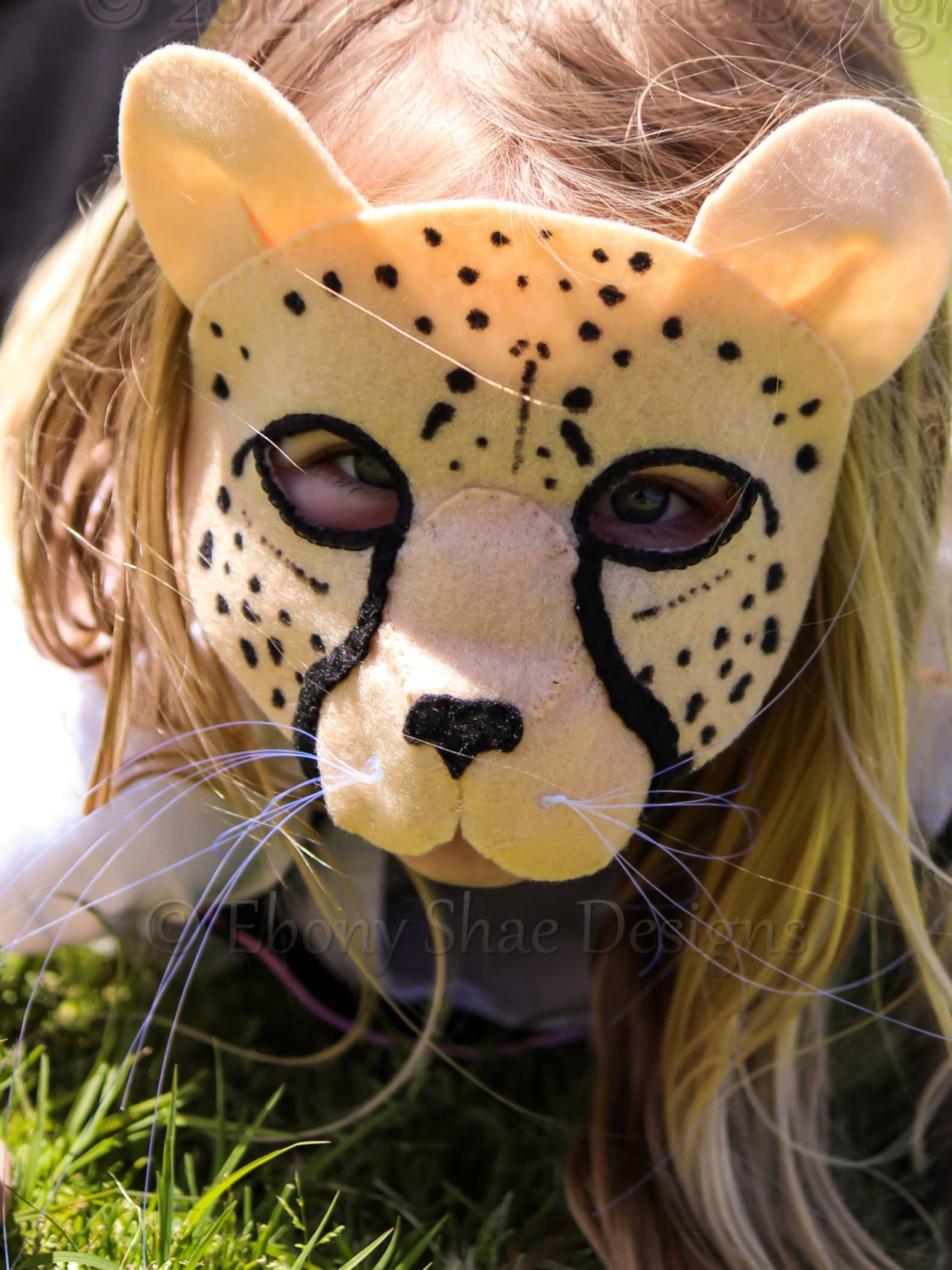 Cheetah Mask PATTERN. Kids Felt Mask Sewing Pattern. | Etsy