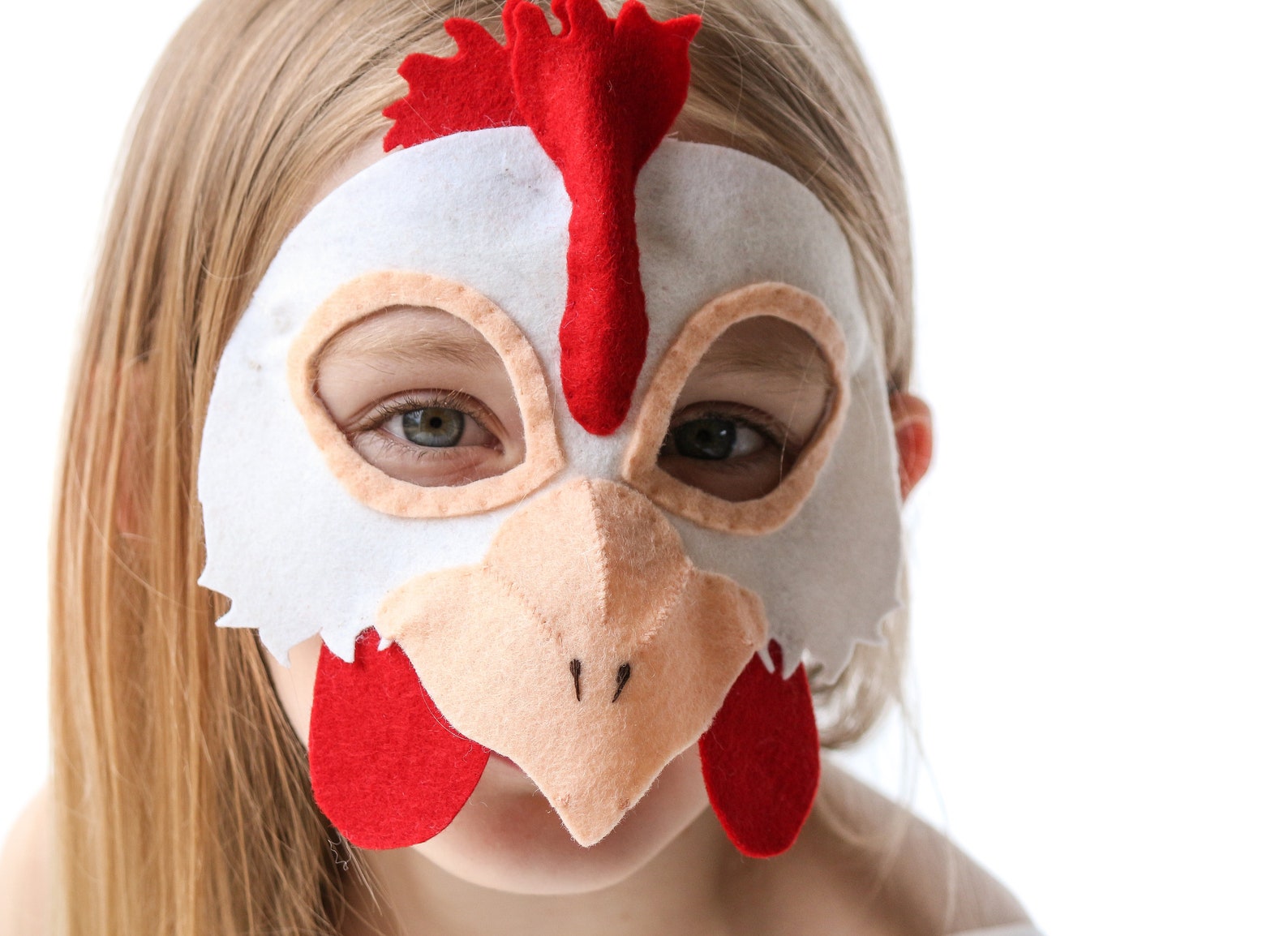 Hen Mask PATTERN. Kids Felt Mask Sewing Pattern. - Etsy Australia