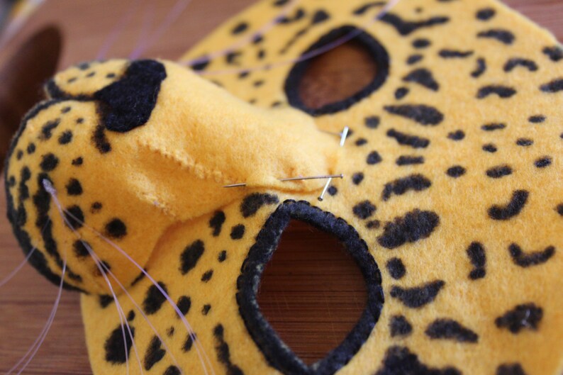 Leopard Mask PATTERN. Kids Animal Mask Sewing Pattern. - Etsy Australia
