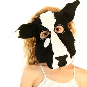Farm Animal Masks PATTERN Collection. Dog, Cat, Cow, Sheep, Pig ...