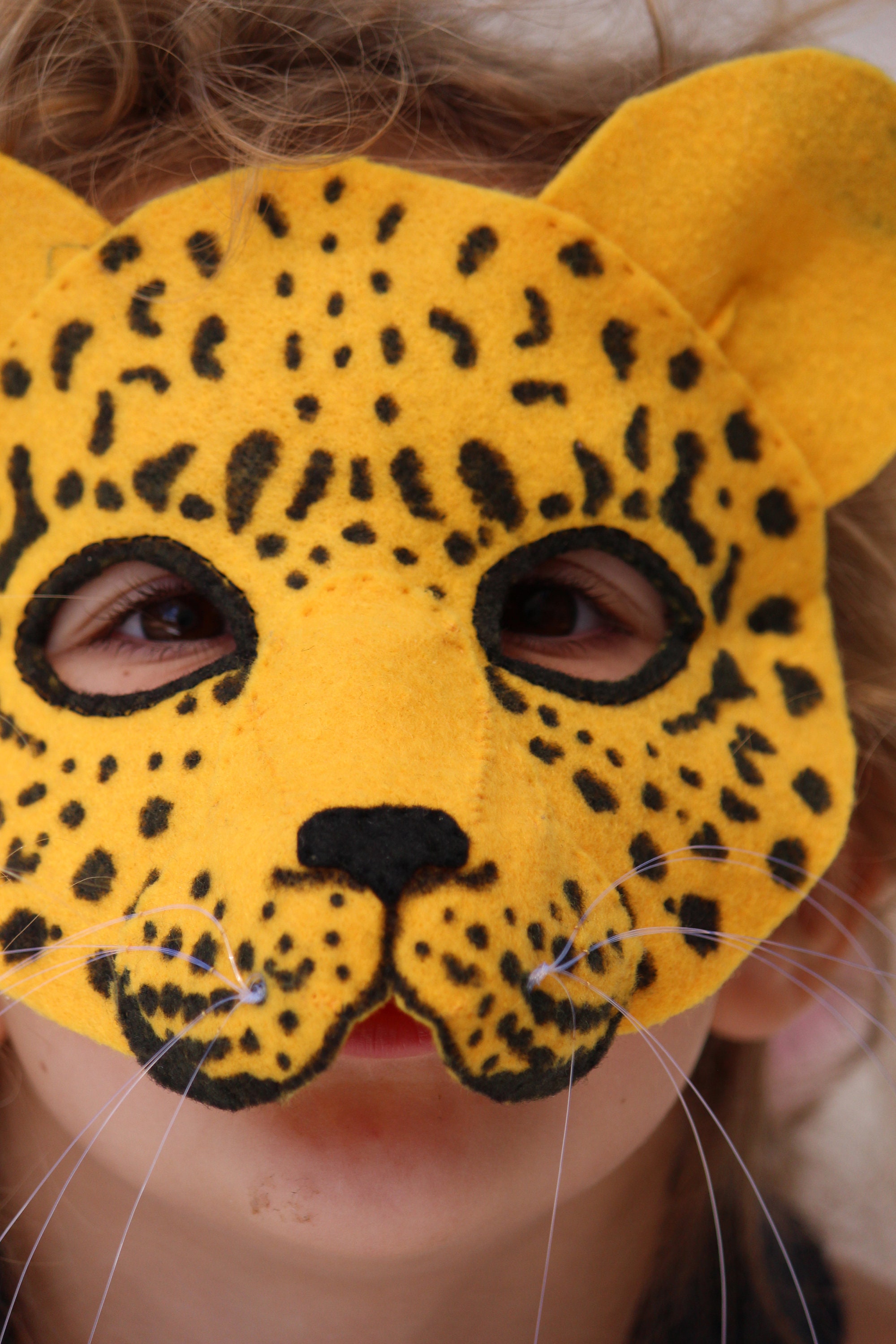 Leopard Mask PATTERN. Kids Animal Mask Sewing Pattern. - Etsy Australia