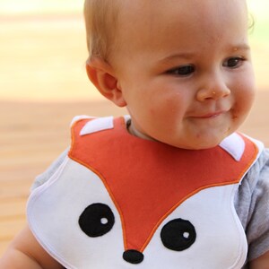 Fox Baby Bib, Sewing Pattern. Fox Bib Tutorial, Instant Download. - Etsy