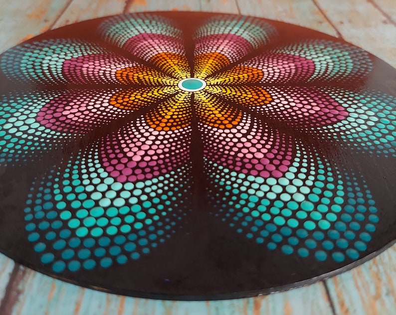 Cone Flower Mandala Dot Painting - Etsy