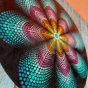 Cone Flower Mandala Dot Painting - Etsy