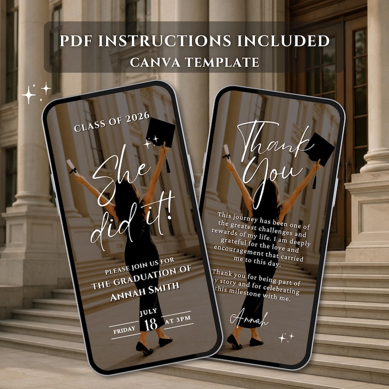 Grad Party Invite, Custom Graduation Invitation, Congratulations Class ...