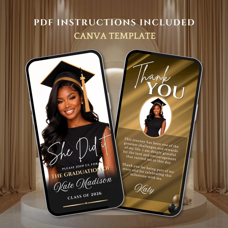 Grad Party Invite, Custom Graduation Invitation, Congratulations Class ...