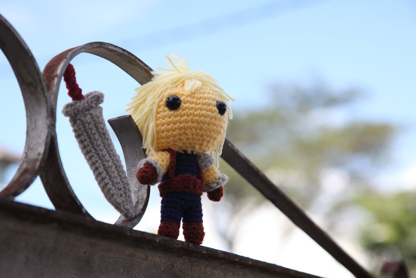 PATTERN: Cloud Strife (final Fantasy VII) - Amigurumi Crochet Pattern ...