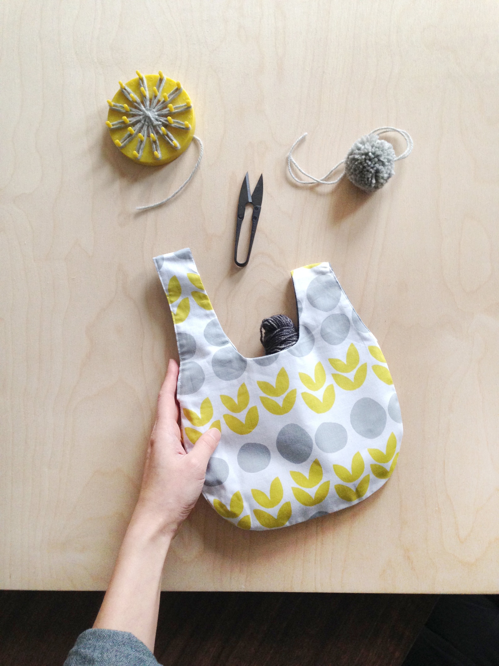PATTERN, Knitting Project Bag Pattern, Knot Bag, Bag Pattern PDF ...