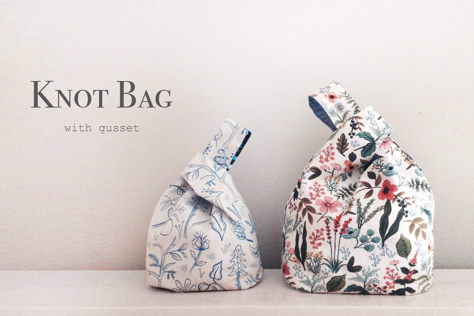 PATTERN, Knitting Project Bag Pattern, Knot Bag, Bag Pattern PDF ...