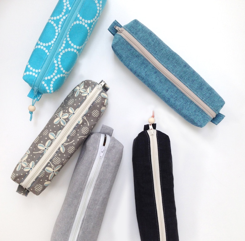 Pattern Pencil Case Bag Pattern Pdf Sewing Tutorial Etsy