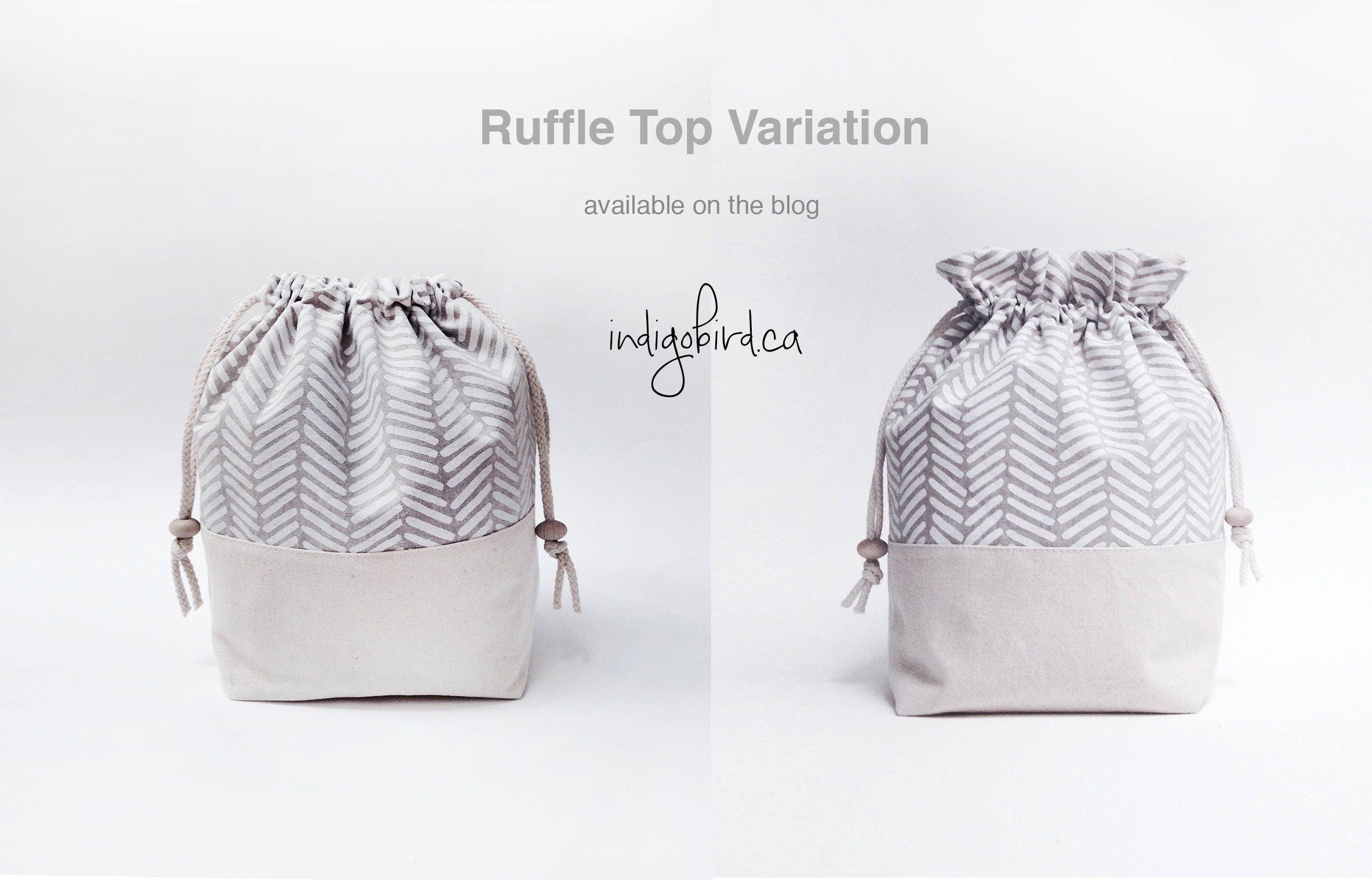 PATTERN Drawstring Bag Knitting Bag PDF Sewing Pattern - Etsy Sweden