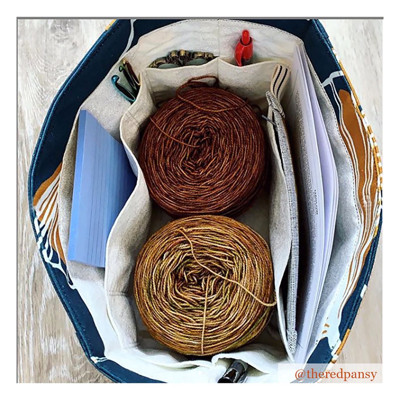 PATTERN, Sierra Tote, Project Bag, Project Bin, PDF Sewing Pattern ...