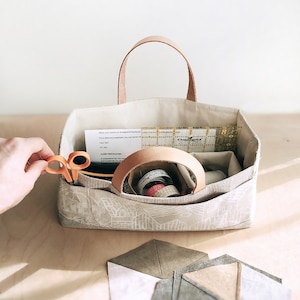 Pattern + Video, Gus Bag, Project & Craft Organizer Bag (two Sizes) - Etsy