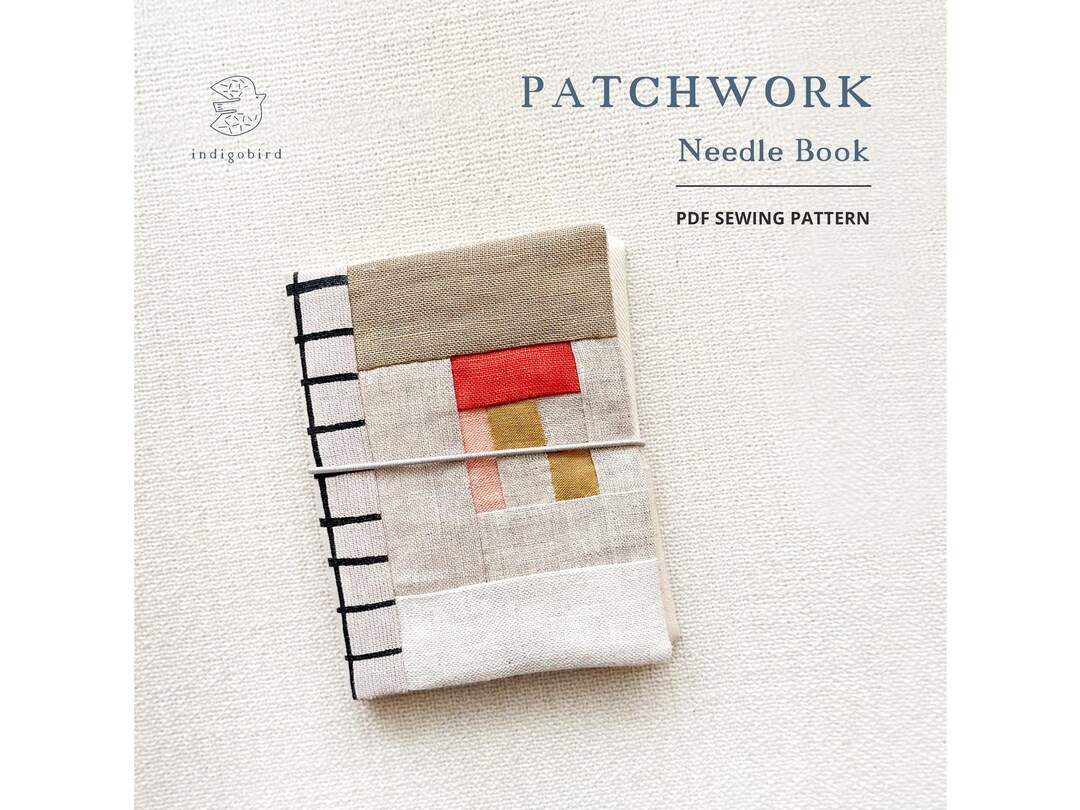 Patchwork Needle Book PDF Sewing Pattern: Travel Sewing Organizer - Etsy