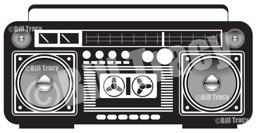 Boombox SVG and PNG File Digital Download - Etsy