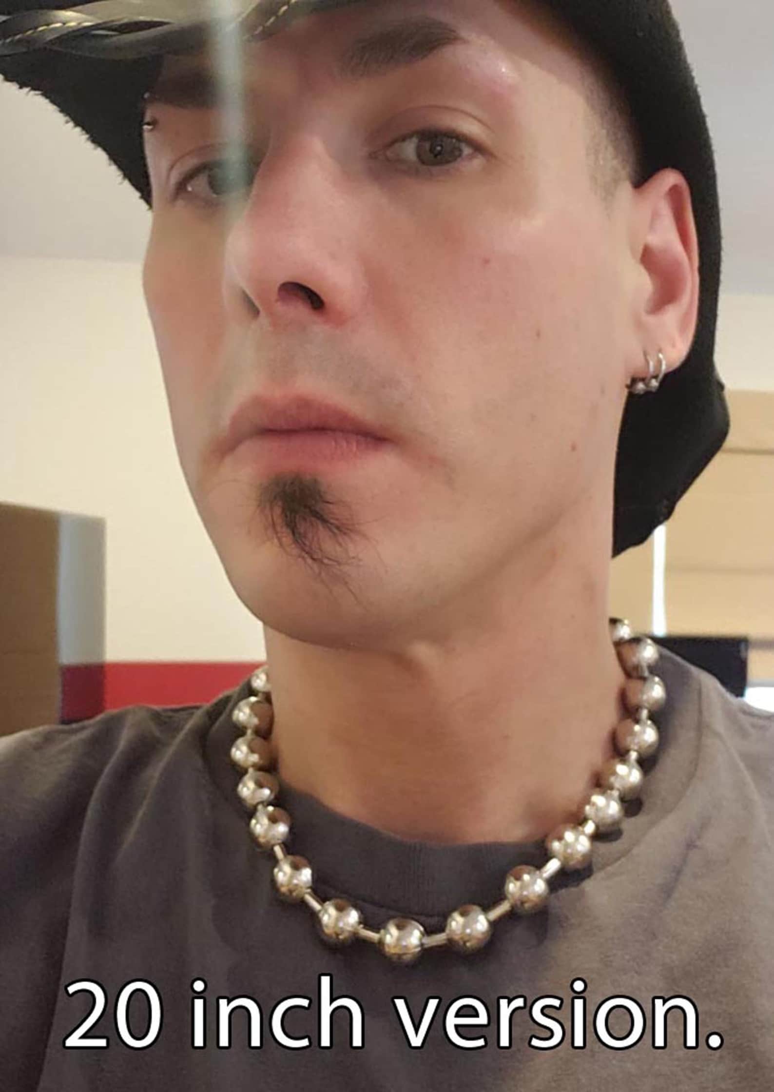 Largest Jumbo Ball Chain Necklace Available 16MM THICK - Etsy Canada