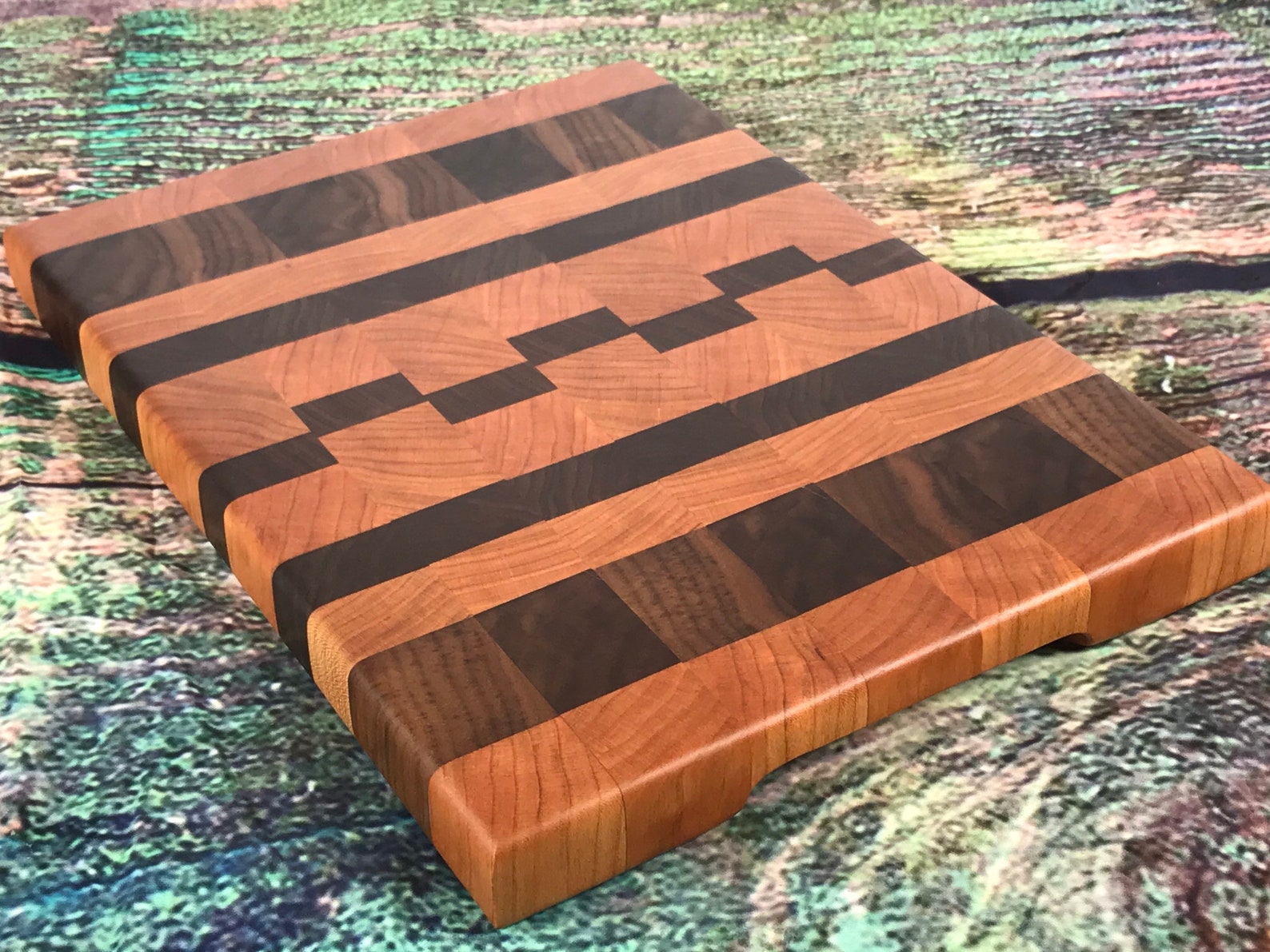 End Grain Cutting Board - Etsy