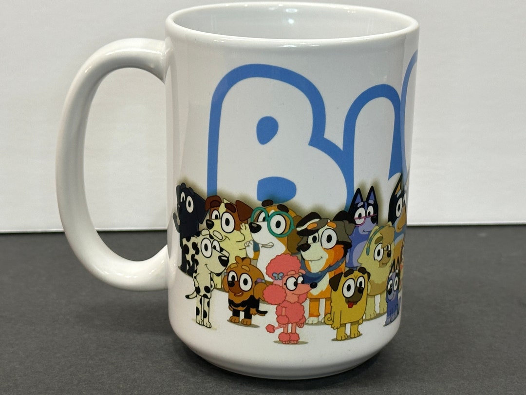 Bluey Characters 15oz Ceramic Coffee Mug - Etsy