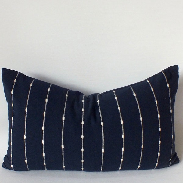 Dark Blue Pillow - Etsy