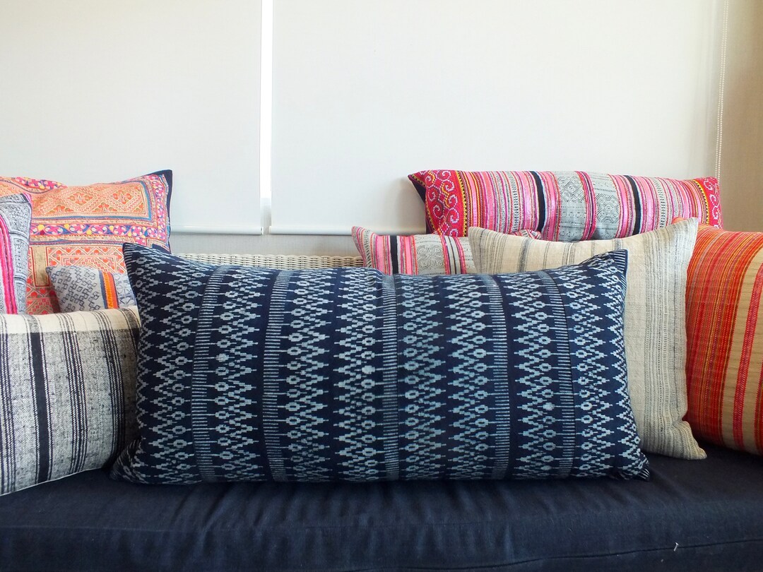 Pillow Batik Textile Decorative Sofa Scatter Pillows Bedroom Living ...